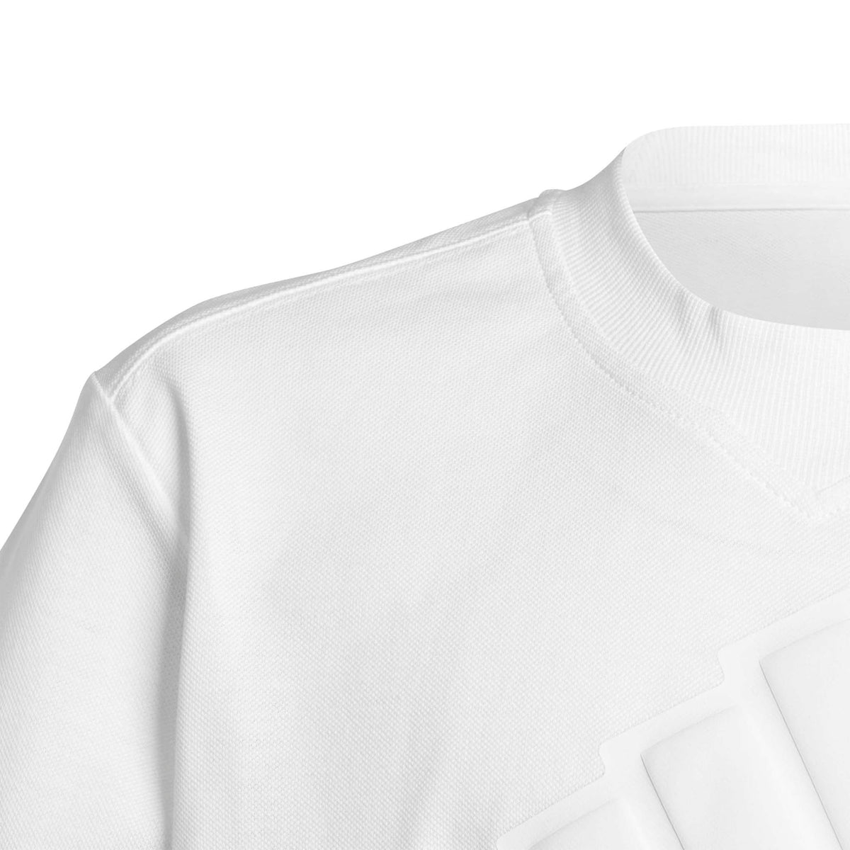 Playera Adidas Future Icons Logo Pique Niño HR6295 Blanco