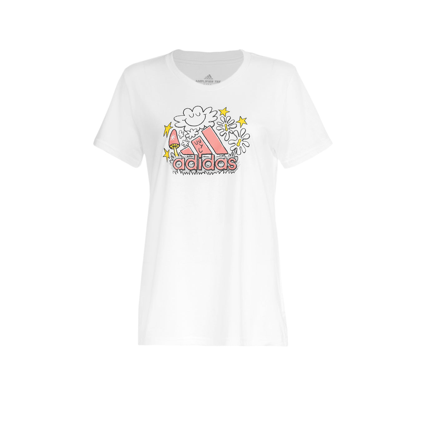 Playera Adidas Doodle Fit T Mujer IN7951 Blanco