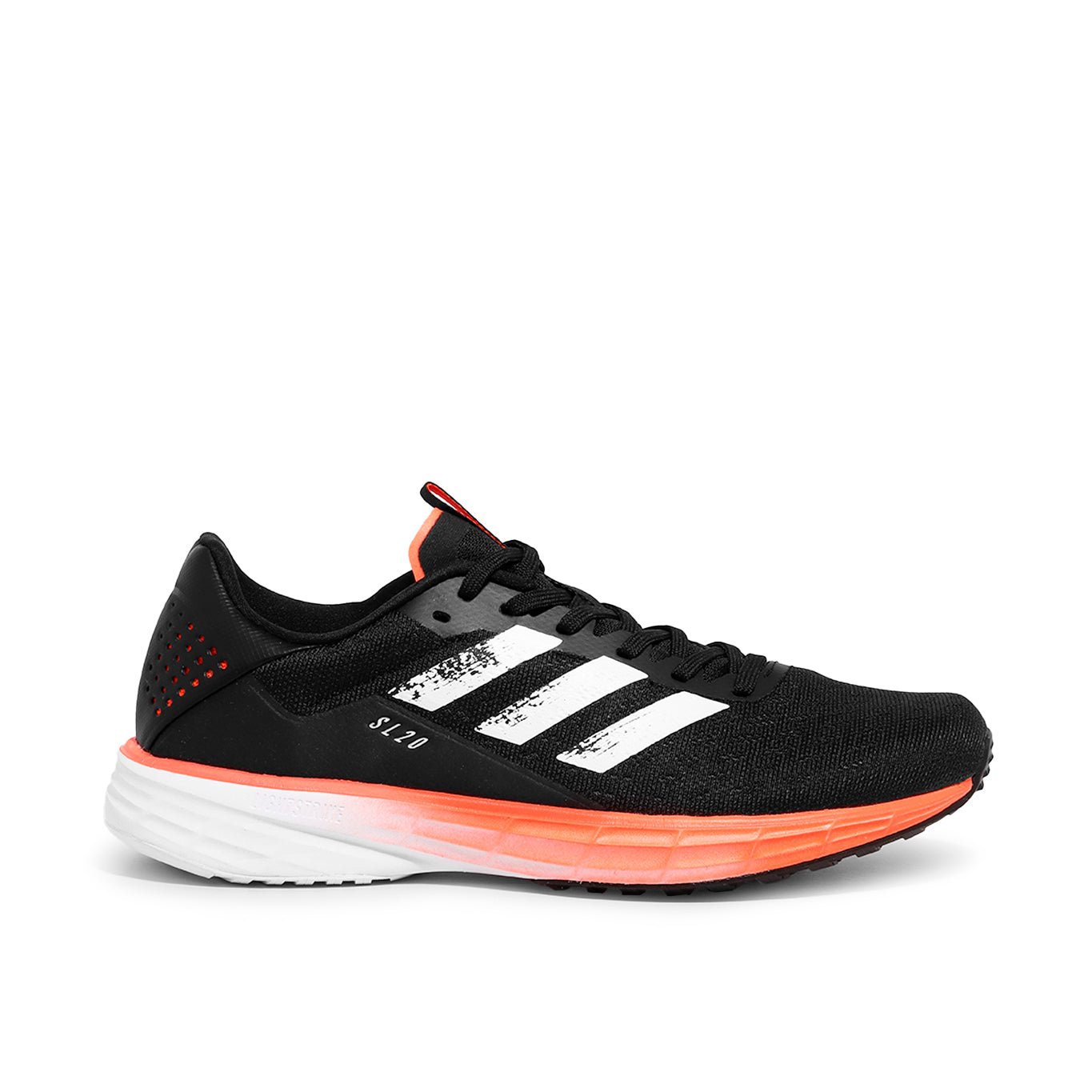 Tenis Adidas SL20 Mujer EG2045 Running Negro/Naranja