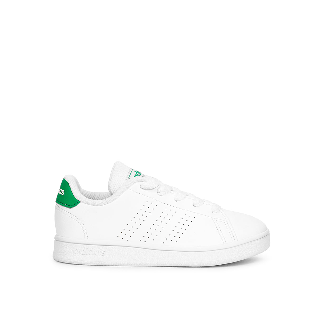 Tenis Adidas Advantage Niño GY6995 Casual Blanco/Verde