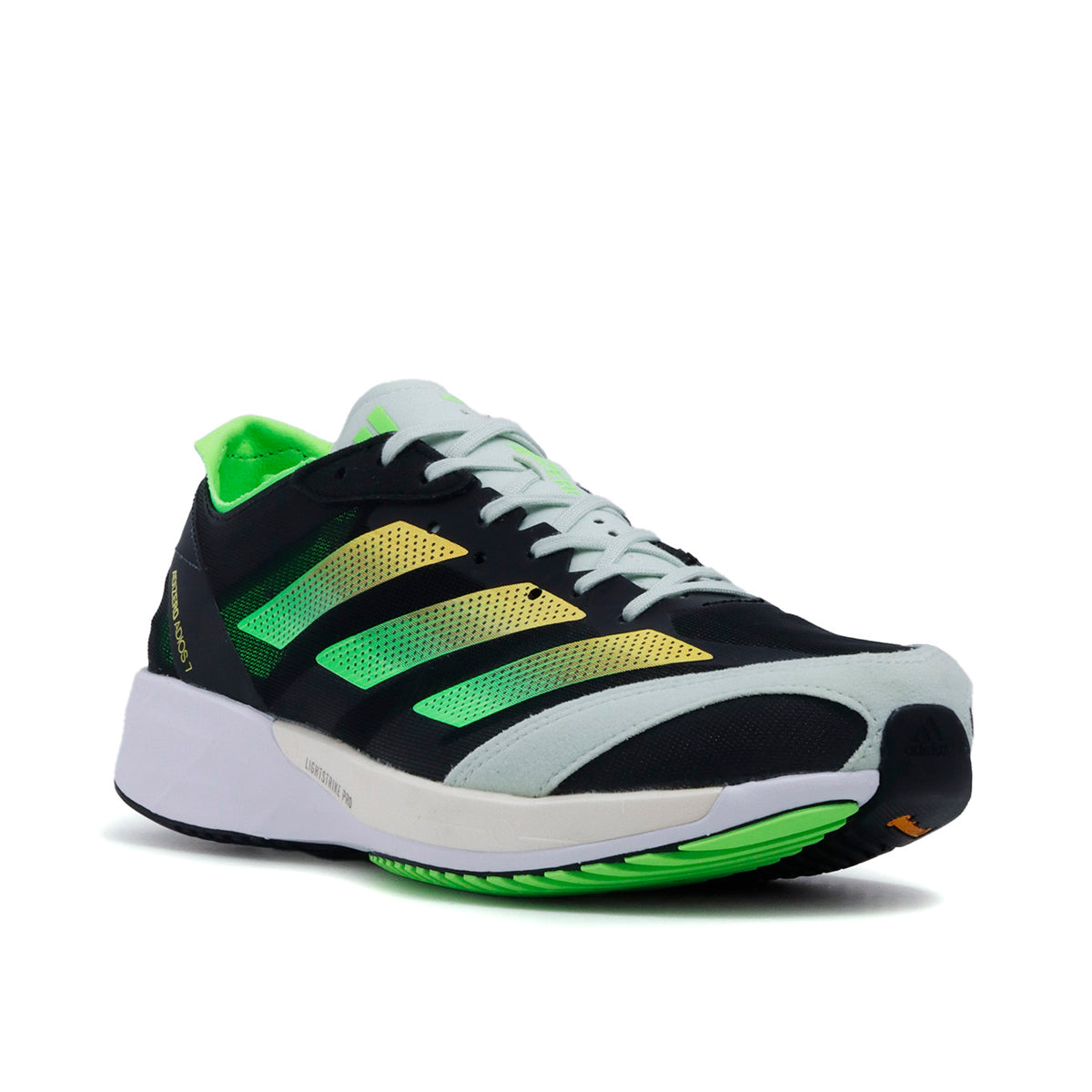 Tenis Adidas Adizero 7 Hombre GY8409 Running Negro/Verde
