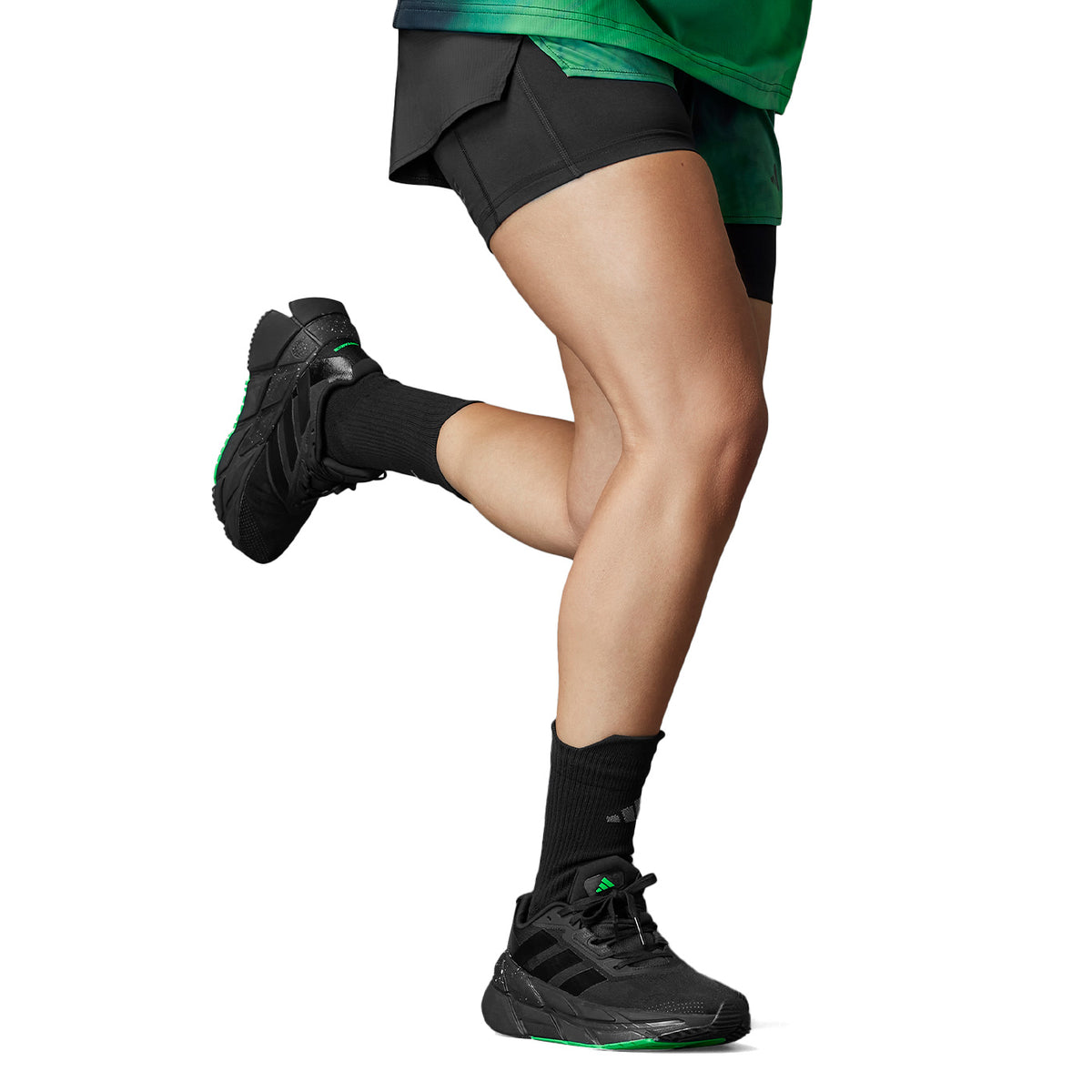 Tenis Adidas Adistar 2.0 Mujer HP9644 Running Negro/Verde