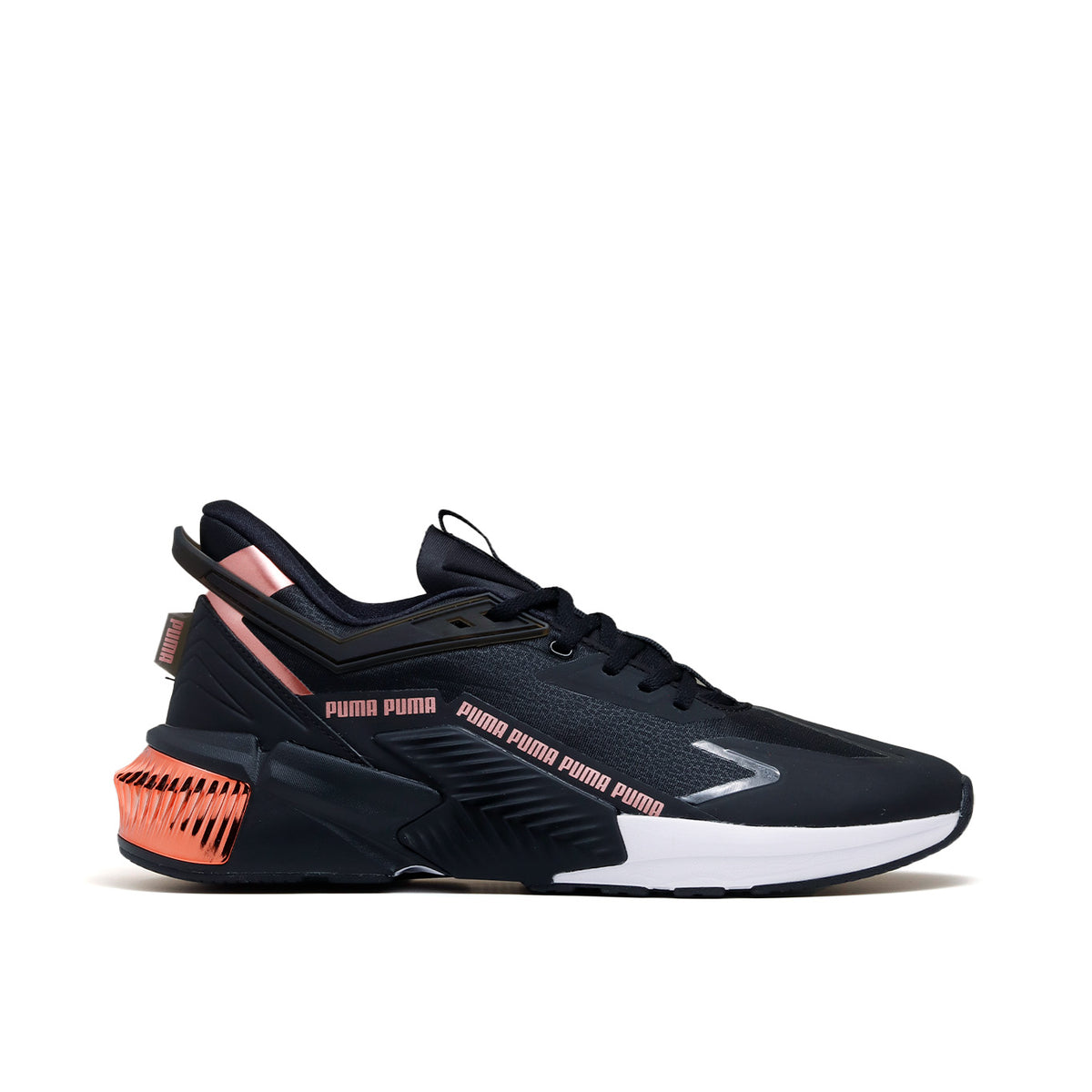Tenis Puma Provoke XT FTR Moto Rose Mujer 195612 01 Running Negro/Naranja