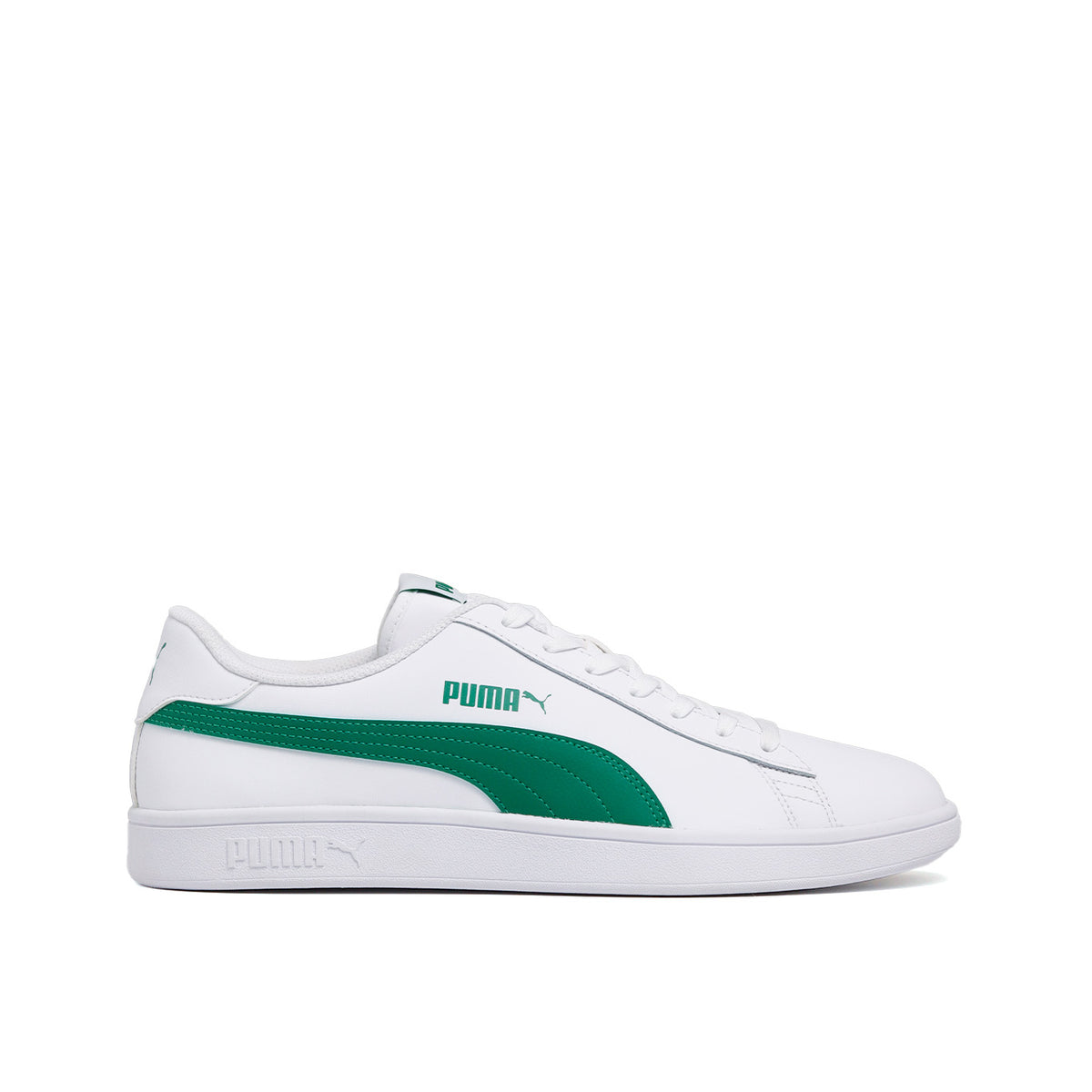 Tenis Puma Smash V2 Hombre 365215 03 Casual Blanco/Verde