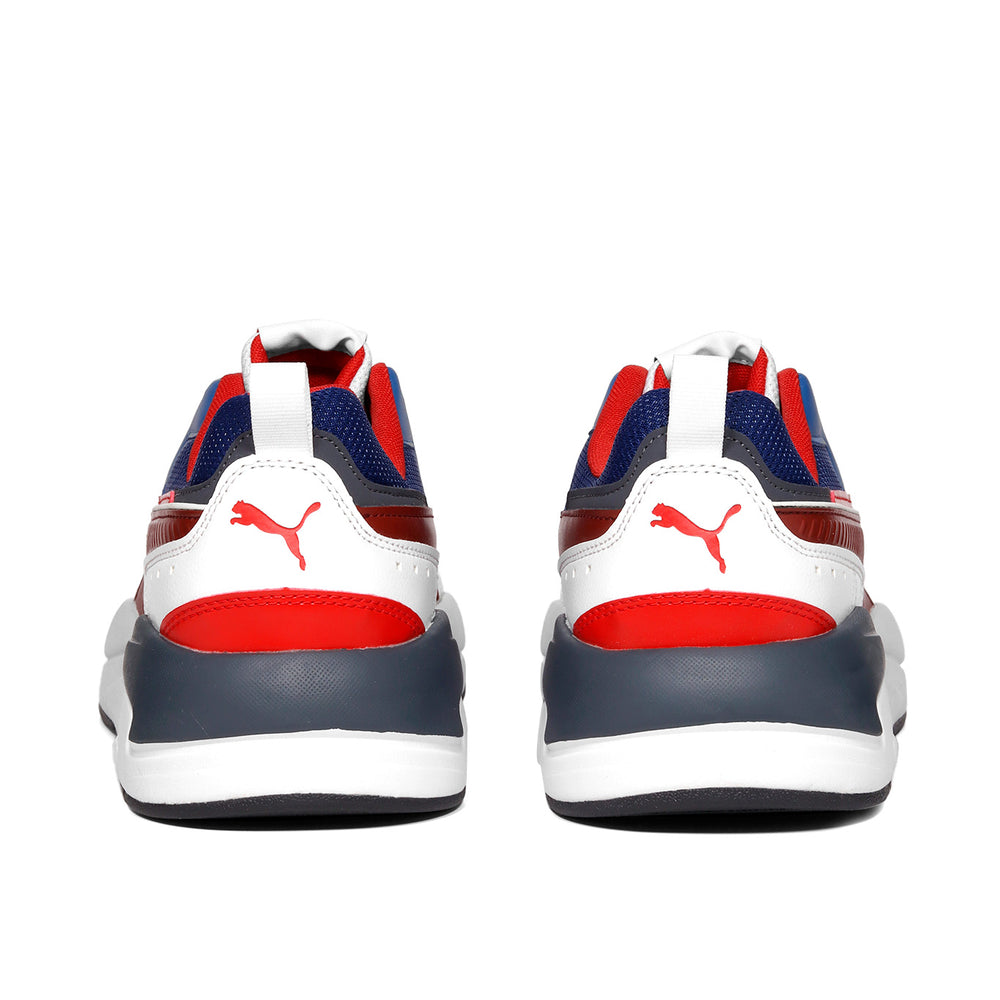 Tenis Puma X Ray 2 Square Hombre 373108 53 Casual Blanco/Azul/Rojo