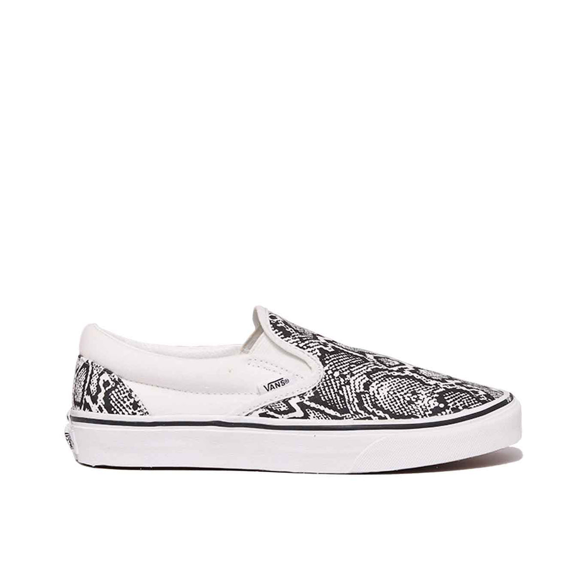 Tenis Vans Python Classic Slip-On Mujer VN0A4U38WTQ Casual Blanco/Negro