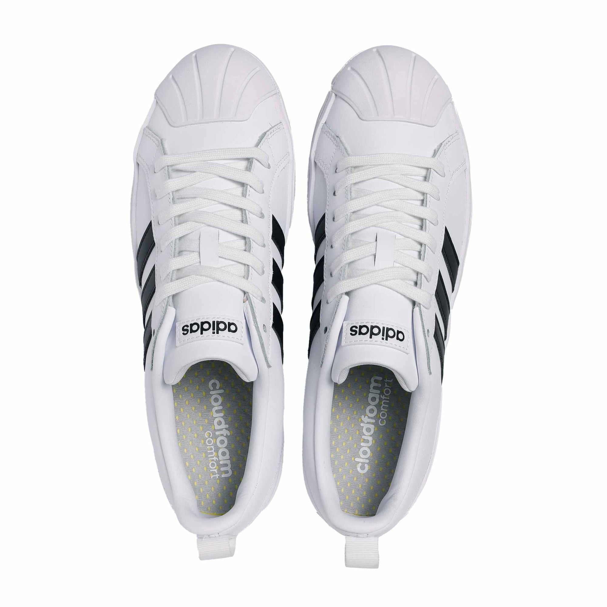 Tenis Adidas Court Low Streetcheck Cloudfoam Hombre GW5488 Casual Blanco