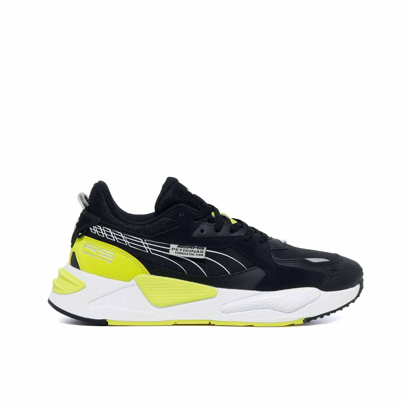 Tenis Puma Mercedes MAPF1 RS-Z Hombre 307058 02 Casual Negro/Amarillo